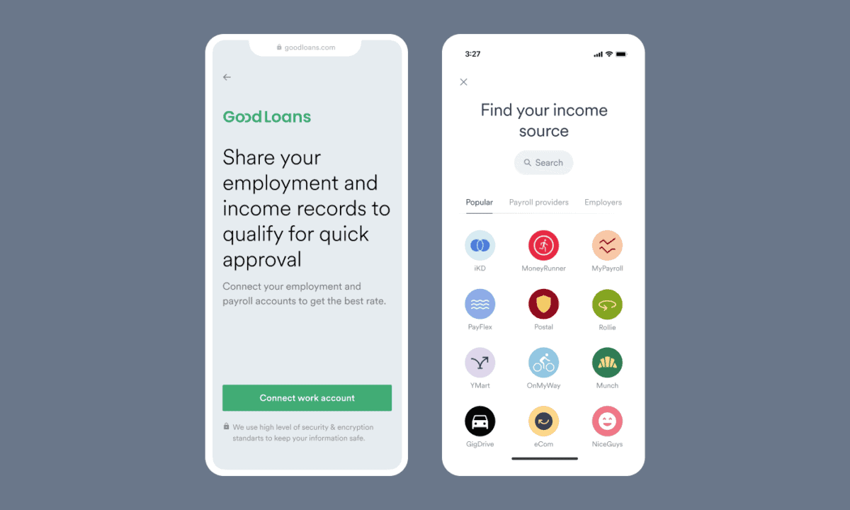 One-Touch Income and Employment Verification