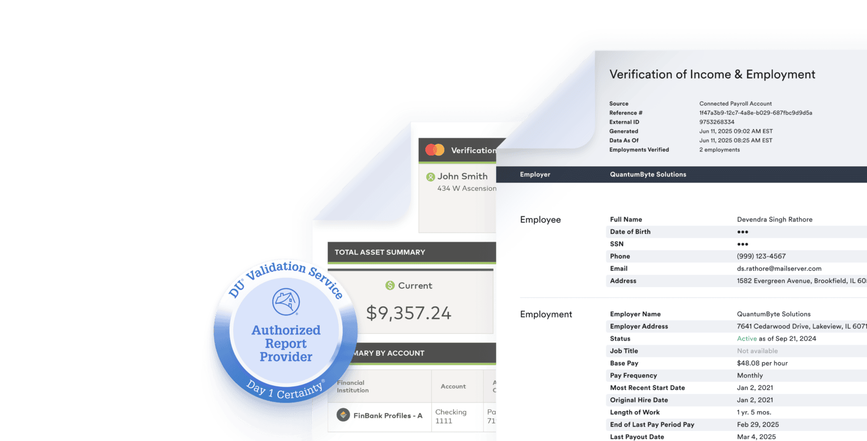 Direct Banking – Asset Verification Software